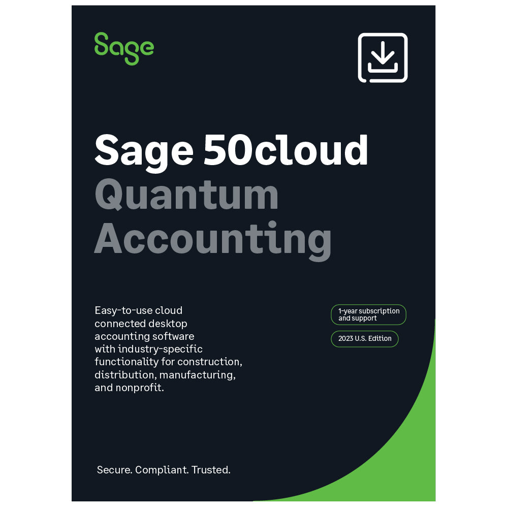 Sage 50 Quantum (1 Year Subscription) – Southland Consulting